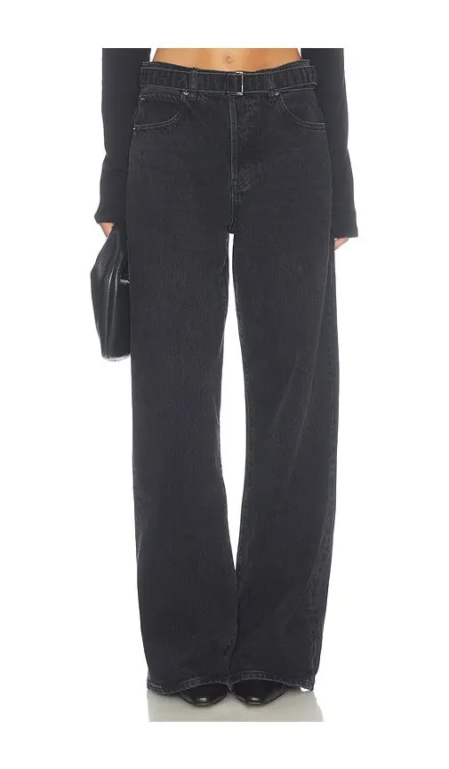 FRAME The Belted Loose Jeans In . Also - Grey