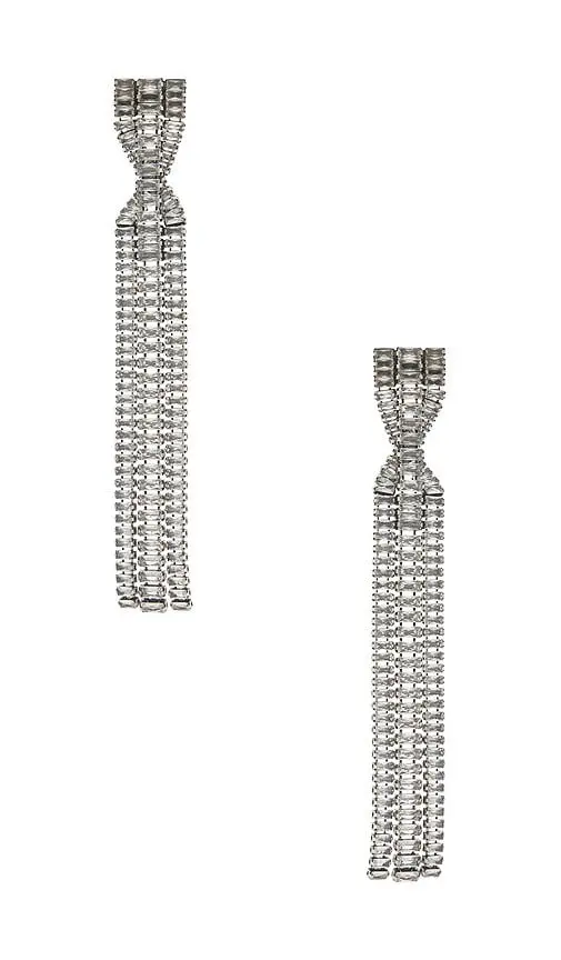 Isabel Marant Étoile Long Earrings - Metallic Silver