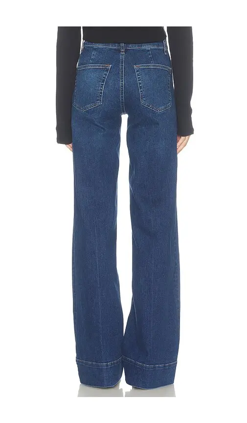 FRAME Le Slice Slim Palazzo Long Jeans In . Also