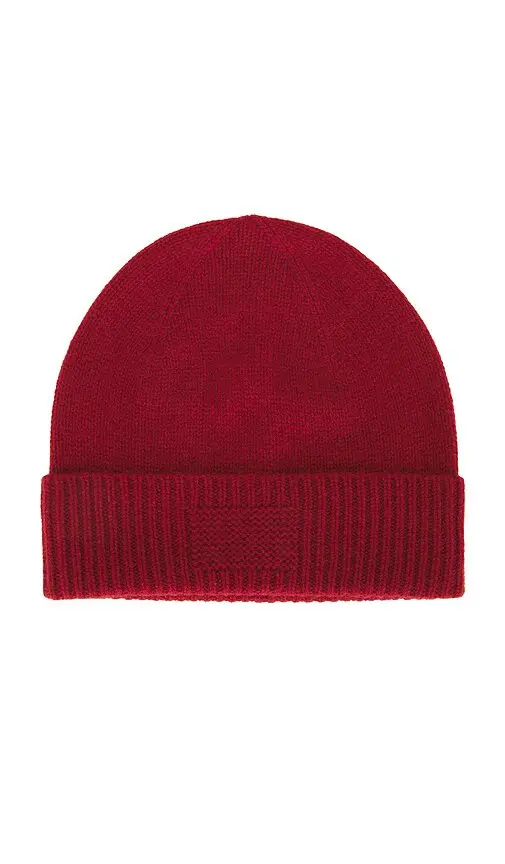 Guest In Residence Rib Cuff Beanie - Red