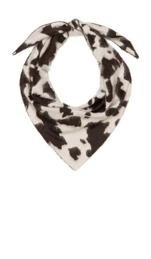 Guest In Residence Grizzly Cowhide Wild Rag - Multi