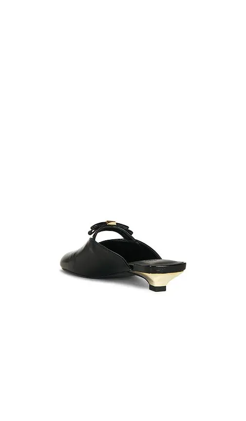 GANNI Sue Bow Kitten Heel Deep Shine In . Also