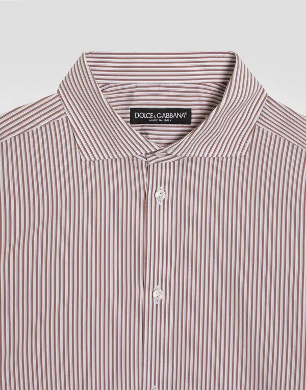 Dolce & Gabbana Striped Cotton Martini Shirt Shirts - Multicolor