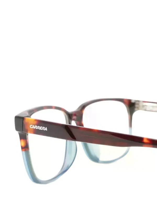 Carrera Eyewear Tortoiseshell-effect Rectangle-frame Glasses