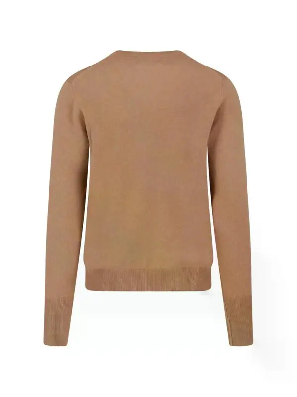 BALLANTYNE Argyle-intarsia V-neck Sweater