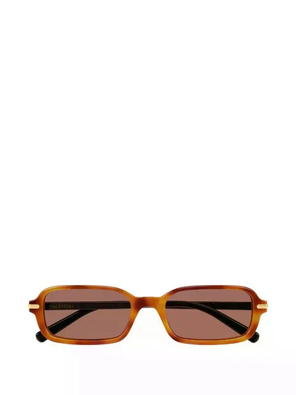 Valentino Garavani Vlogo Rectangle-frame Sunglasses