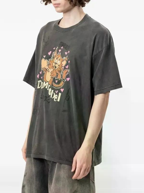 DOMREBEL Boom Graphic-print Cotton T-shirt
