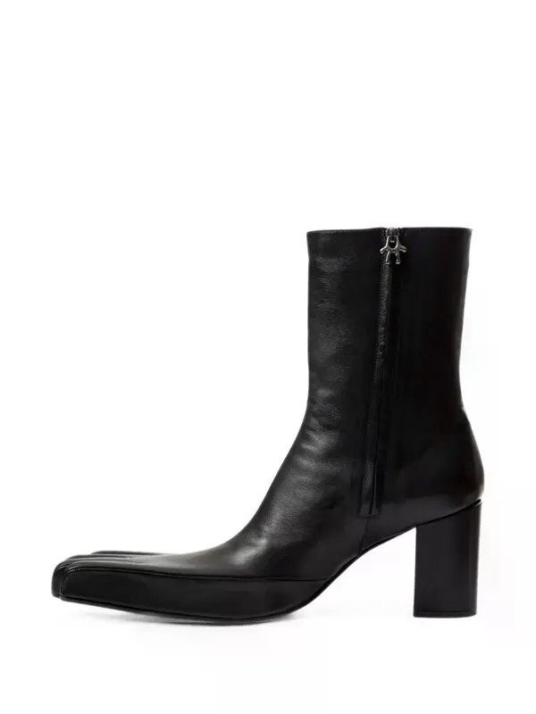 AVAVAV Four-toe Leather Ankle Boots