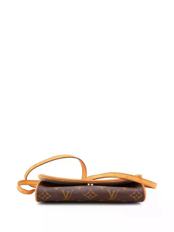 LOUIS VUITTON Twin Handbag Monogram Canvas Pm Crossbody Bag
