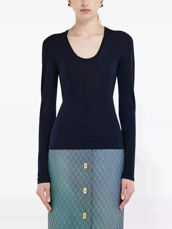FERRAGAMO Lightweight Wool Top