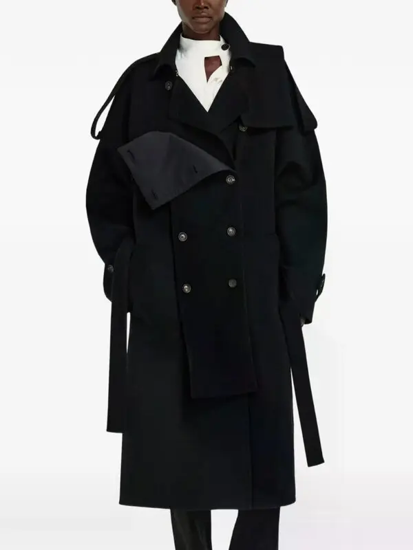 FERRAGAMO Double Breasted Oversize Coat