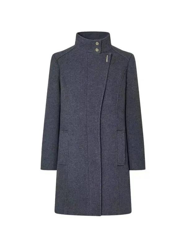 Liu Jo Midi Coat In Wool Blend Fabric