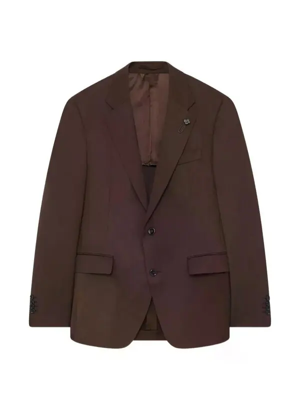 LARDINI Single-breasted Wool Blazer