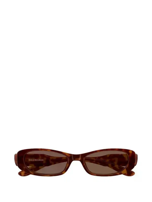 Balenciaga Bb Logo-plaque Rectangle-frame Sunglasses