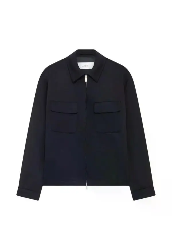 LARDINI Easy Wear Padded Shirt Jacket