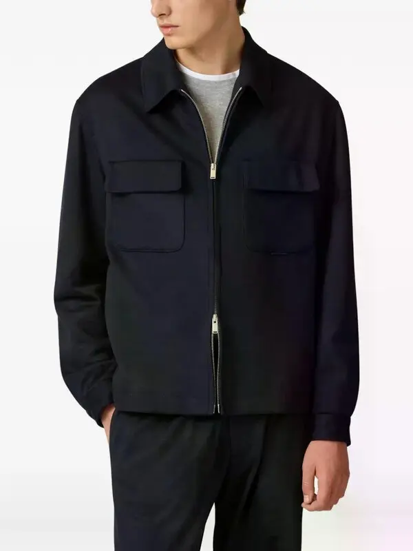 LARDINI Easy Wear Padded Shirt Jacket