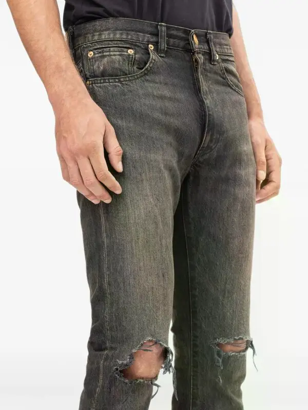 KAMIYA Distressed Slim-fit Jeans