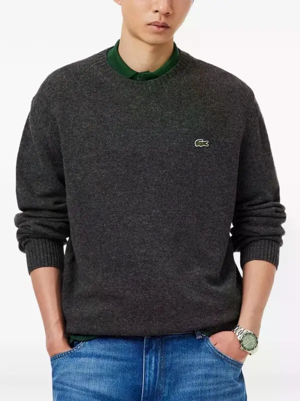 Lacoste Logo-patch Crew-neck Sweater