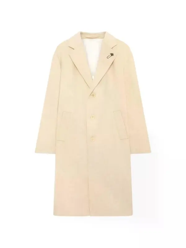LARDINI Single-breasted Wool Coat