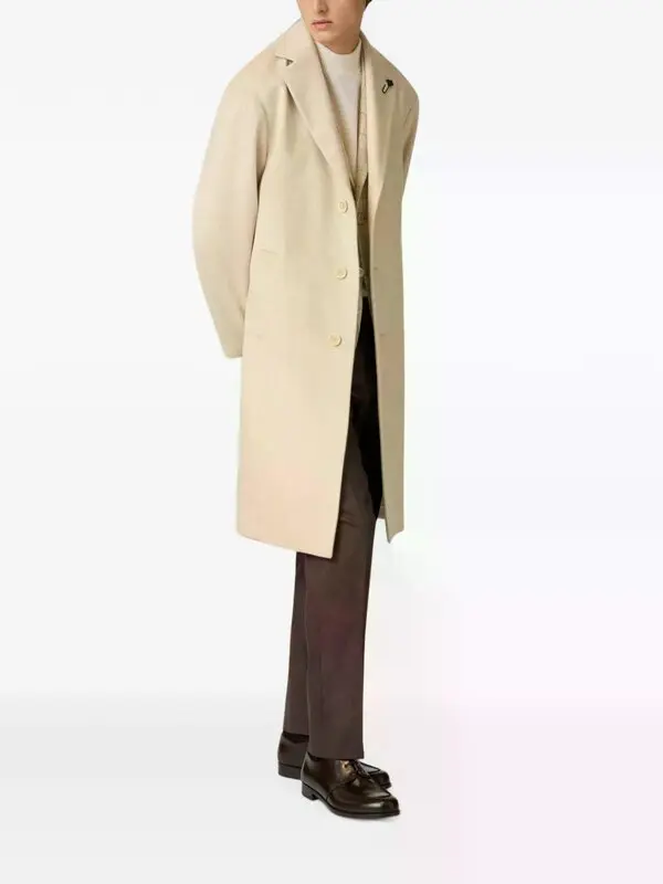 LARDINI Single-breasted Wool Coat