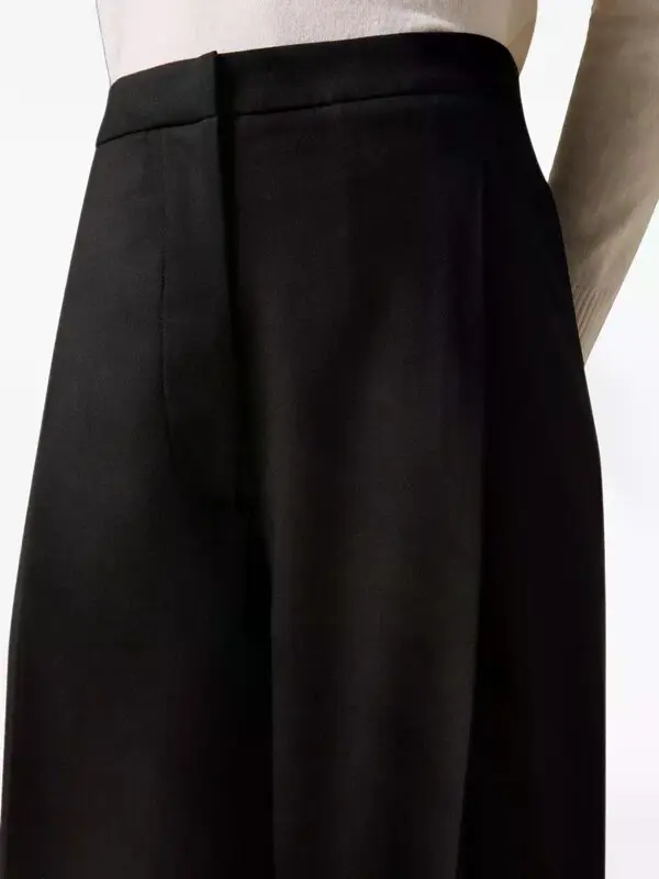 LARDINI Flannel Palazzo Trousers