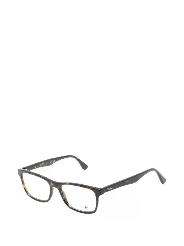 Ray-ban Tortoiseshell-pattern Rectangle-frame Glasses