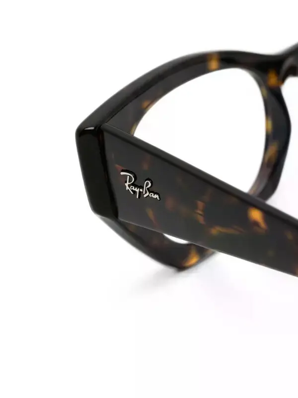 Ray-ban Zena Cat-eye Tortoiseshell-pattern Glasses
