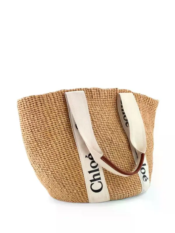 Chloé X Mifuko Woody Tote Raffia Large Bucket Bag