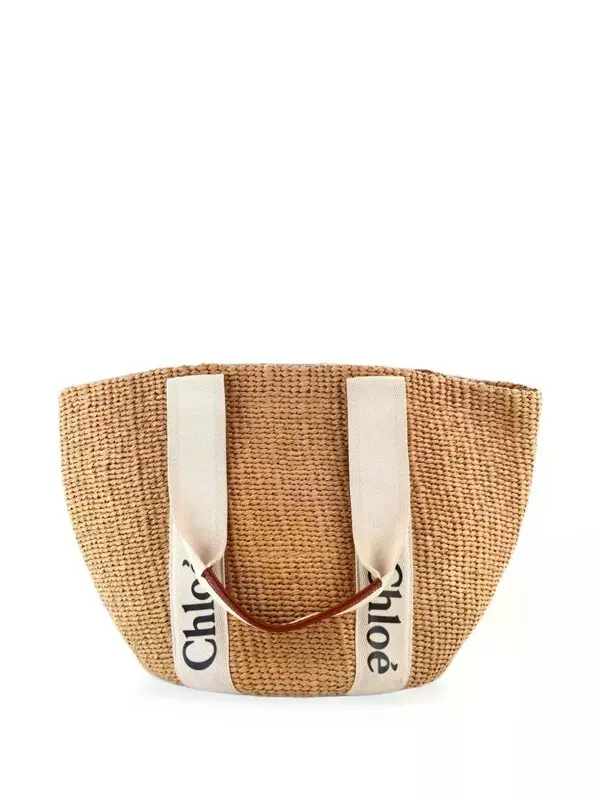 Chloé X Mifuko Woody Tote Raffia Large Bucket Bag
