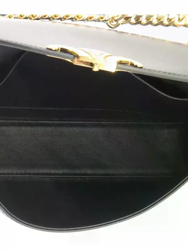 Celine Triomphe Chain Leather Small Shoulder Bag