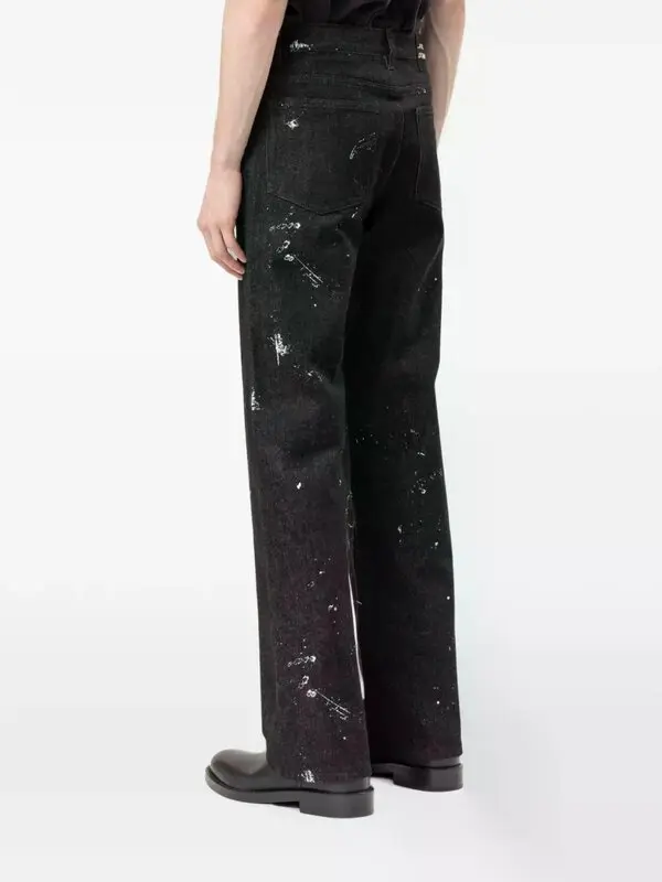 DOMREBEL Jerk Paint-splatter Jeans