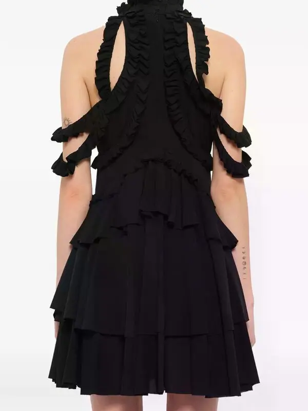 Alexander McQueen Ruffled Tiered Mini Dress