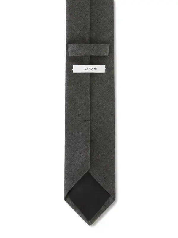 LARDINI Flannel Tie - Grey