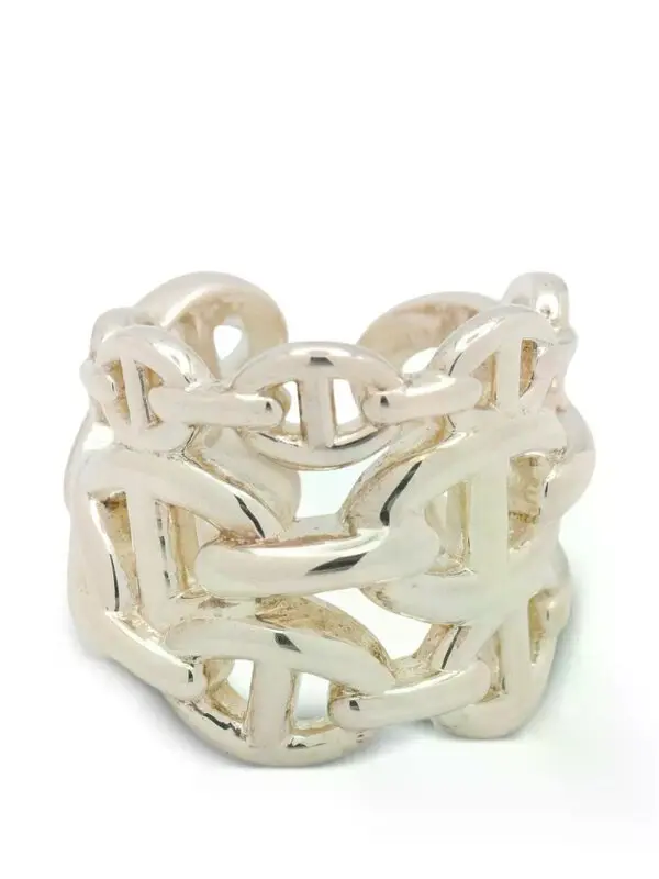 Hermès 2020s Gm Enchaînée Ring - Silver