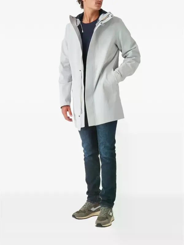 K-WAY Marlyn Hooded Logo-patch Coat