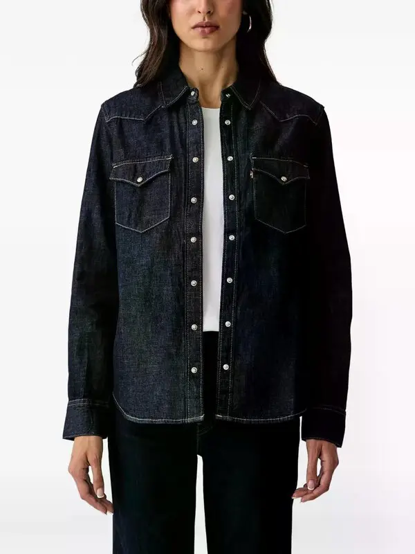 LEVI'S Western-style Denim Shirt - Blue