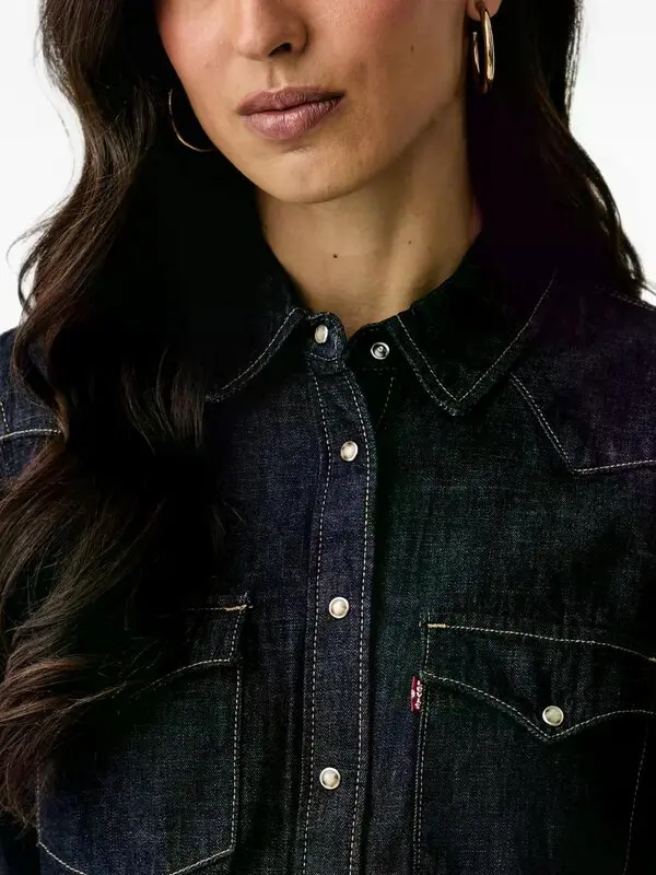 LEVI'S Western-style Denim Shirt