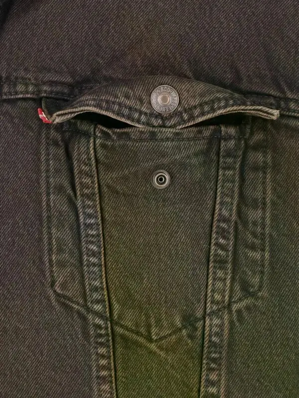 LEVI'S Sherpa-collar Denim Jacket