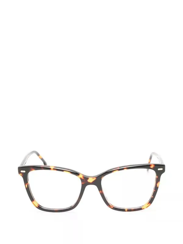 Carrera Eyewear Tortoiseshell-effect Rectangle-frame Glasses