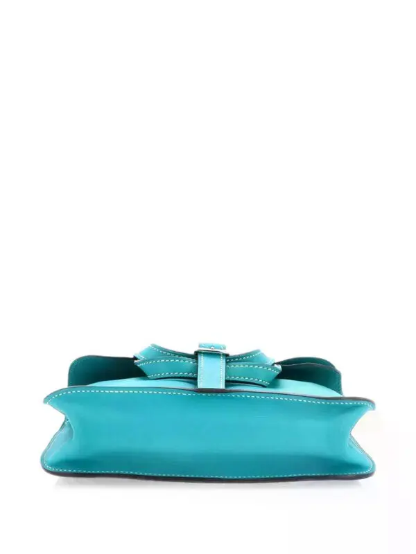Hermès Halzan Bag Swift 22 Shoulder Bag - Blue