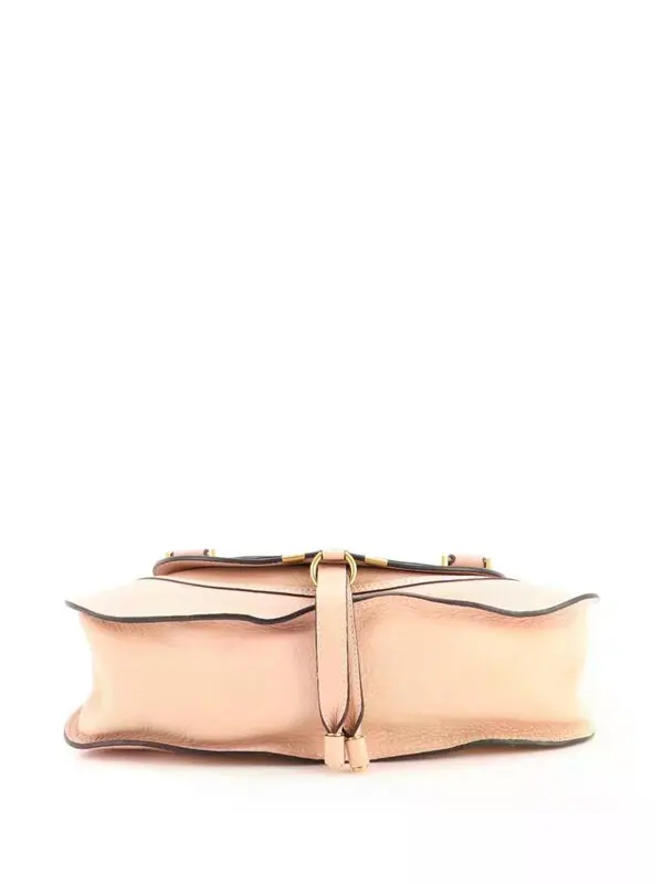 Chloé Marcie Leather Medium Satchel - Neutrals