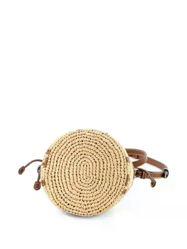 Gucci Gg Raffia Mini Bucket Bag
