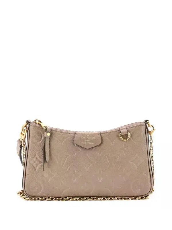 LOUIS VUITTON Easy Pouch On Strap Monogram Empreinte Leather Shoulder Bag