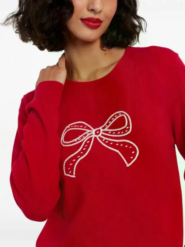 Chinti & Parker Bow-detail Sweater
