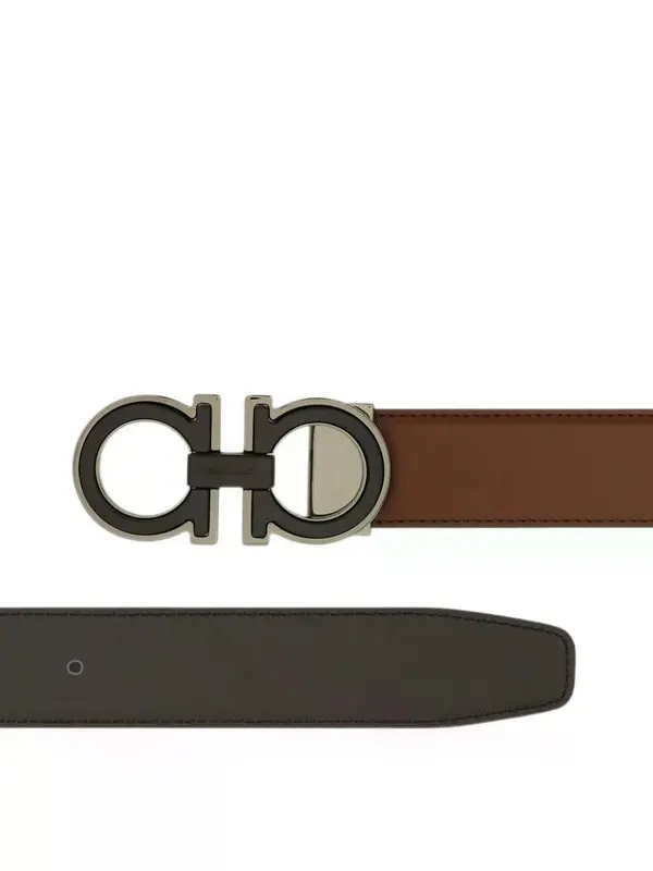 FERRAGAMO Reversible And Adjustable Gancini Belt