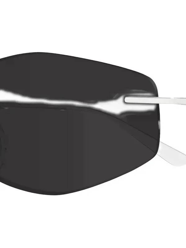Balenciaga Nano Rimless Geometric-frame Sunglasses