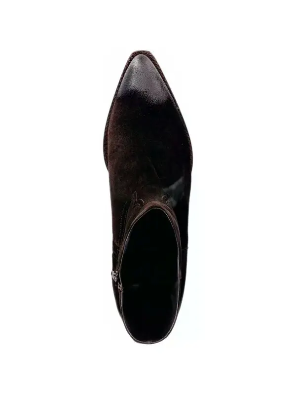 BILLI BI Distressed-effect Western-style Boots