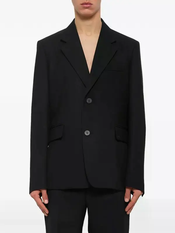 WOOYOUNGMI Single-breasted Wool Blazer