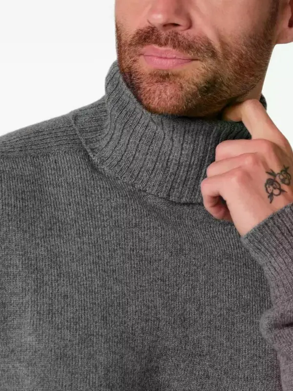 PROFUOMO Roll-neck Knitted Sweater