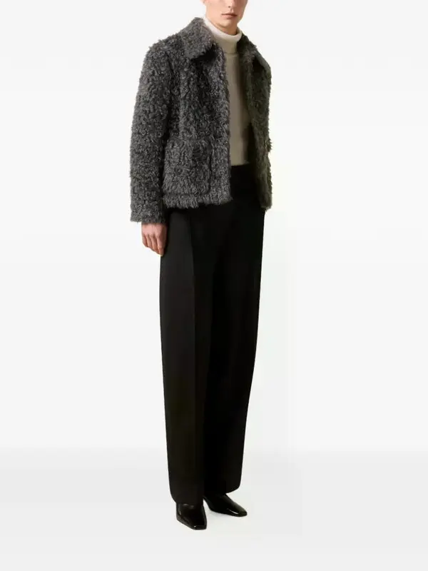 LARDINI Ribbed-knit Turtleneck Sweater